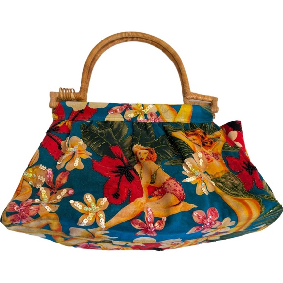 Mystique Boutique | Bags | Vintage Mystique Hawaiian Tropical Cloth ...